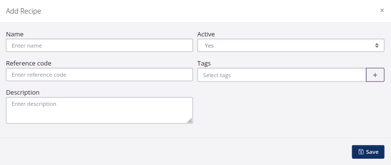 Recipes | tracezilla